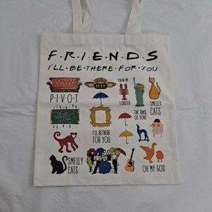 Unbranded | Bags | Friends Tv Show Sitcom Fan Canvas Tote Bag Reusable ...